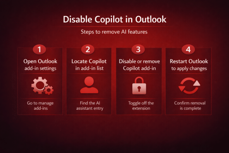 How to turn off Copilot in Outlook and remove AI suggestions?