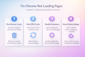 Why is Chrome not loading pages but your internet works?
