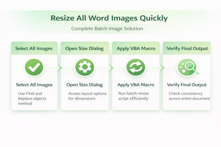 How to resize all images at once in Word? | EasyTweaks.com