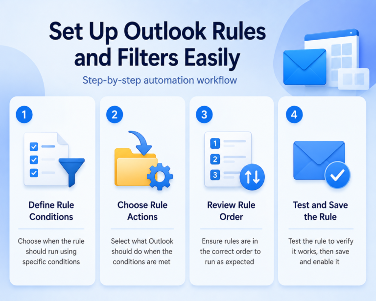 Create Email Rules and Filters in Outlook 365 for a Cleaner Inbox